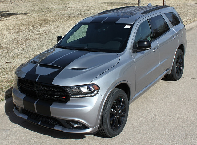 2011-2021 2022 2023 Dodge Durango Hood Stripe MATTE BLACK PROPEL HOOD ...