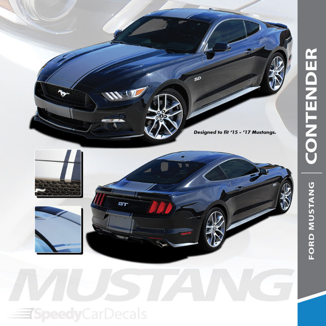 Ford Mustang Rocker Panel Door Side Stripes Decals HASTE 2015-2018 ...