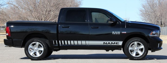 Dodge Ram Decals Stripes 3M RAM ROCKER STROBE 2009-2018 Premium Auto ...