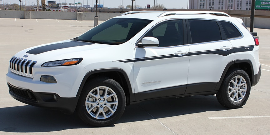 Jeep Cherokee Trailhawk Hood Decals T-HAWK 3M 2014-2020 Premium Auto ...