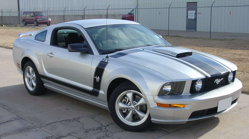 2005-2009 Ford Mustang Dual Racing Stripes 3M WILDSTANG KIT