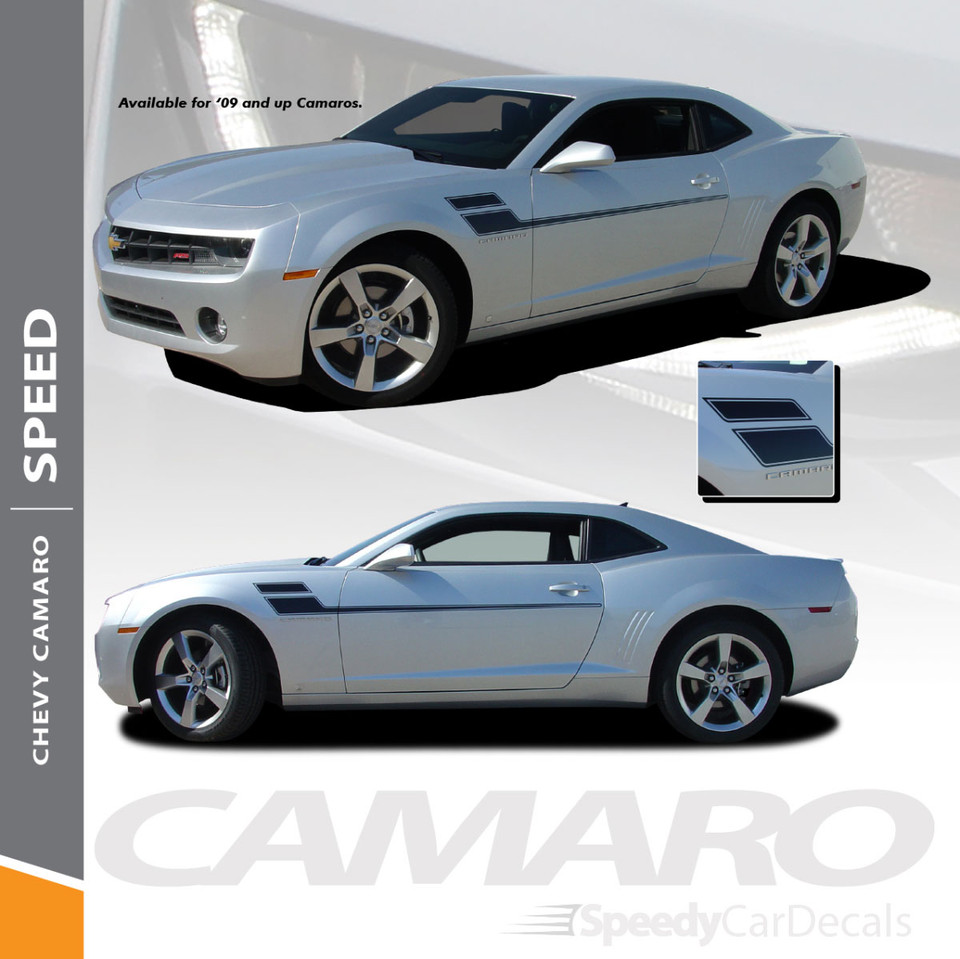 TRACK | Chevy Camaro Stripes and Decals Graphics 2010-2015 Premium Auto ...