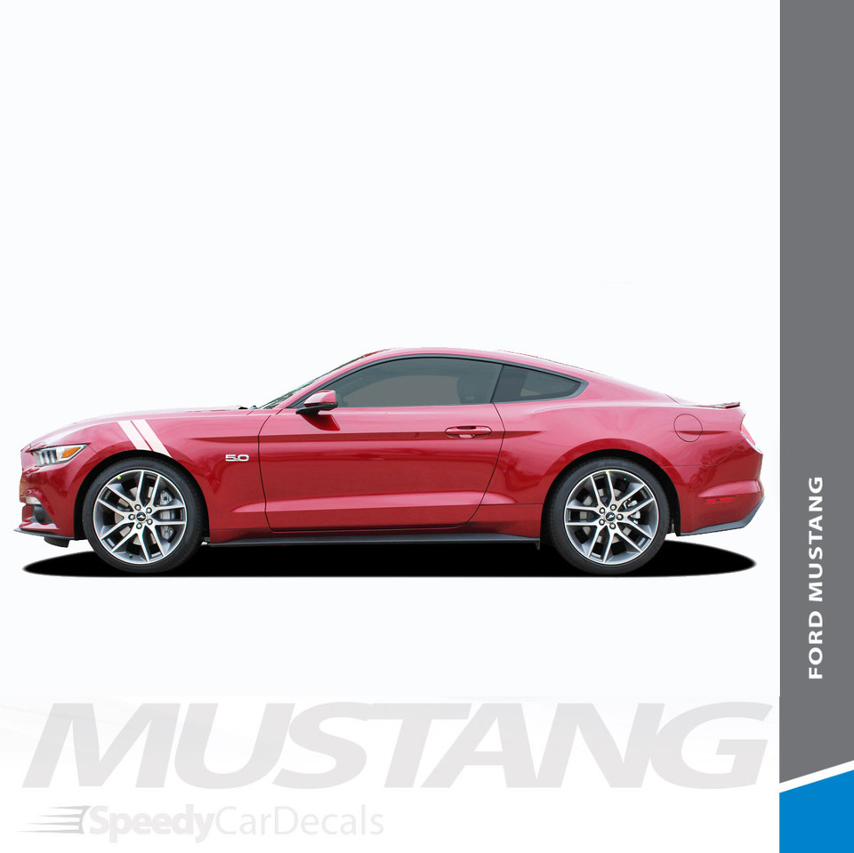 Mustang DOUBLE BAR : 2015-2017 Ford Mustang Hood to Fender Hash Mark ...