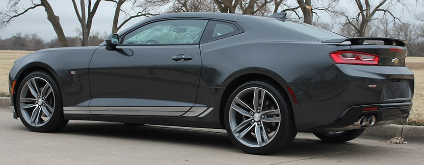 Chevy Camaro Rocker Panel Graphics TREAD ROCKER 2016-2018