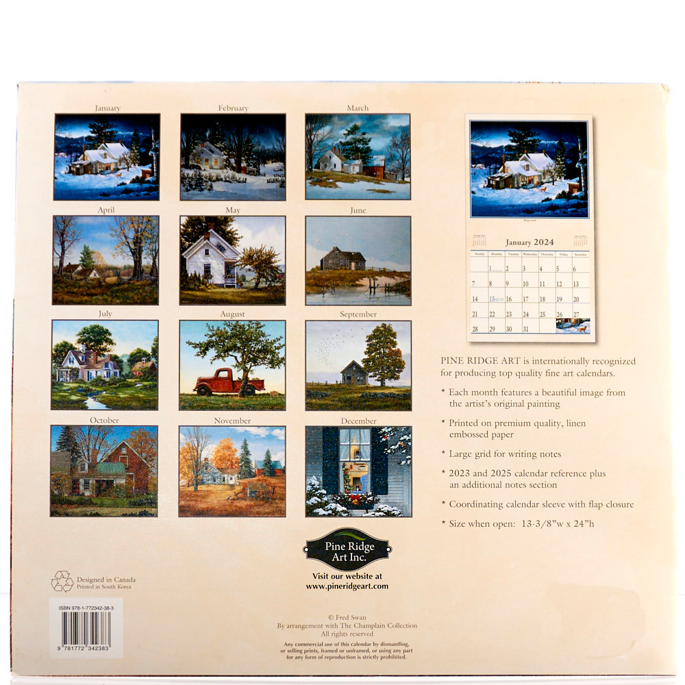 2026 Fred Swan Calendar - Hero's Welcome General Store