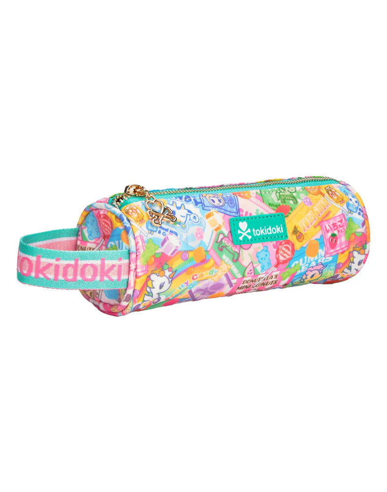tokidoki Candy Craze Cylinder Zip Pouch - Amiko Kawaii Goods