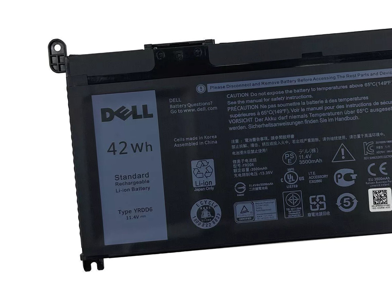 New Orig Genuine 11.4V 42WH Dell Inspiron 14-i5482 14-5482 14 5482 ...