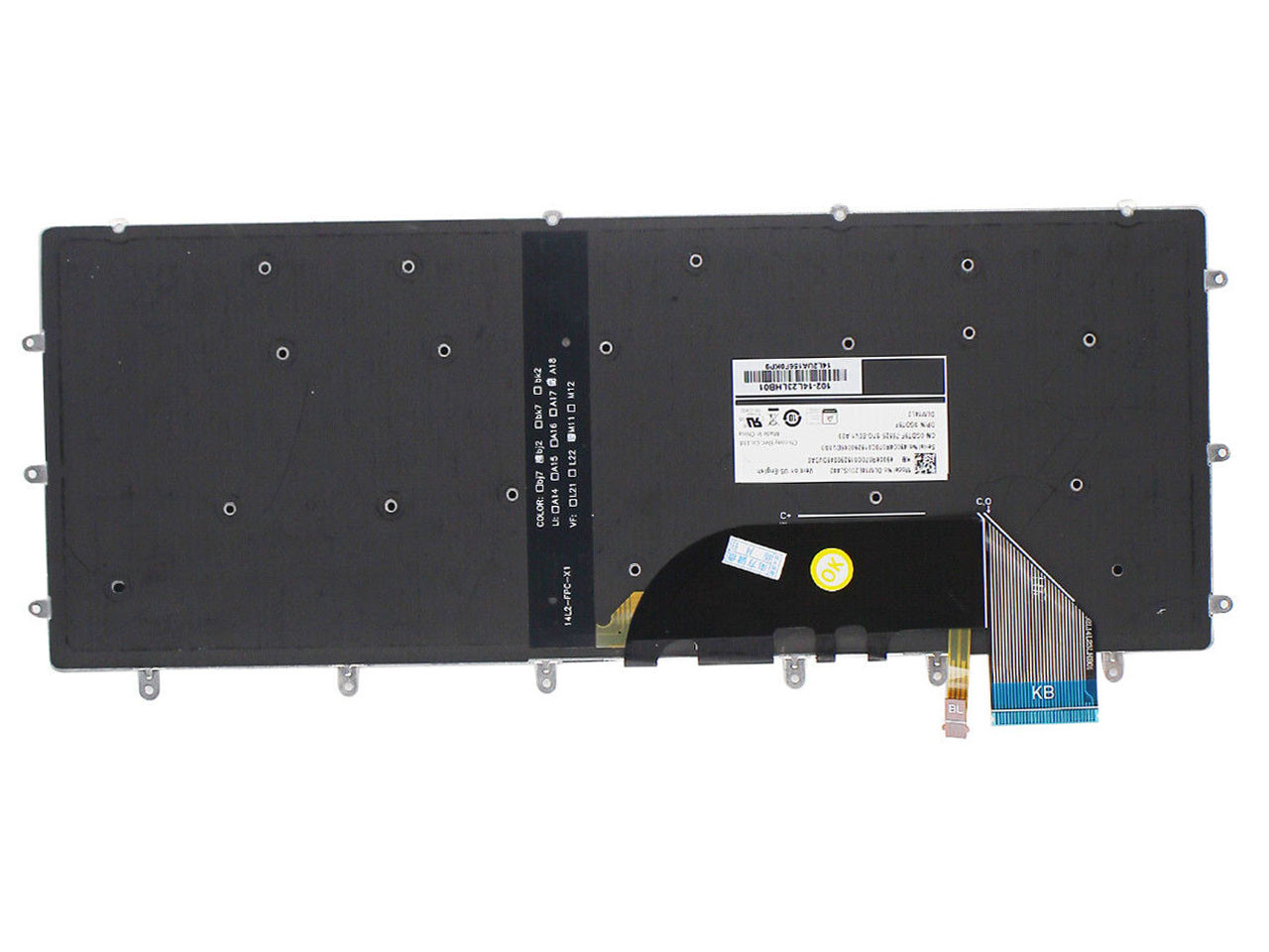 New Dell XPS 15 9550 9560 9570 US Backlit Laptop Keyboard