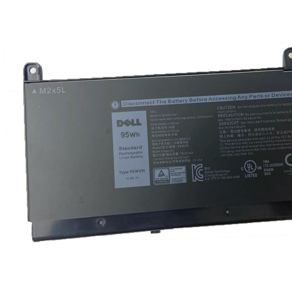 New 95WH Original Genuine Dell Precision 7550 7560 15-7550 Battery
