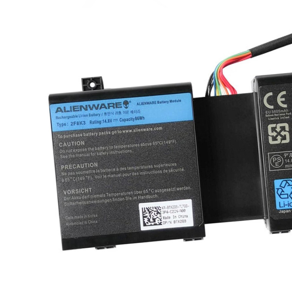 New 86WH Genuine Orig Dell Alienware 17X M17X-R5 Battery