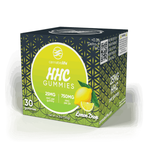Lemon Drop HHC Gummies - (30ct) 750mg - Cannabis Life