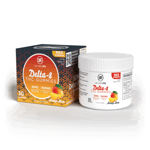Mango Haze Delta-8 Gummies - 30ct