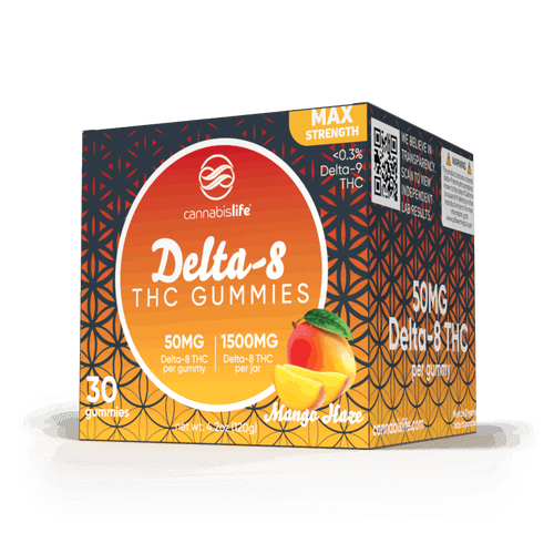 Mango Haze Delta-8 Gummies - 30ct
