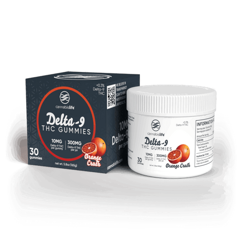 Orange Crush Delta-9 THC gummies | Cannabis Life
