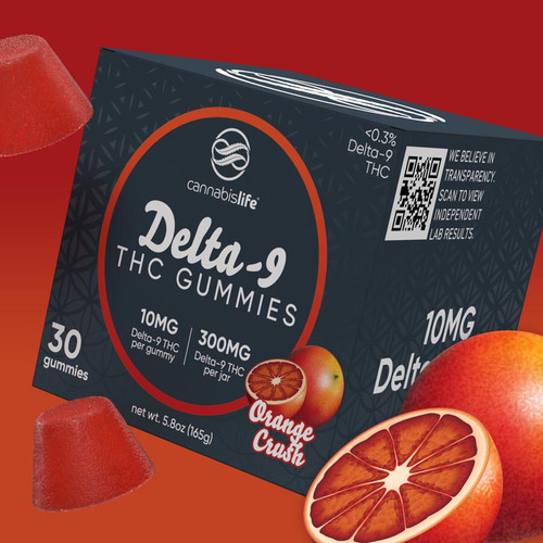 Orange Crush Delta-9 THC gummies | Cannabis Life