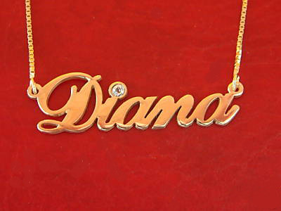 Engraved Amour Nameplate Necklace || BestNameNecklace