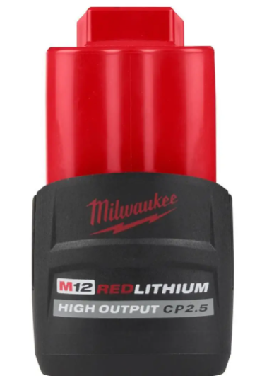 Milwaukee M12 REDLITHIUM High Output CP2.5 Battery Pack – Power ...
