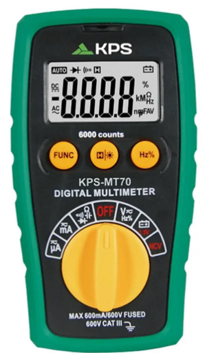 KPS by Power Probe KPS MT70 Pocket Size TRMS Digital Multimeter