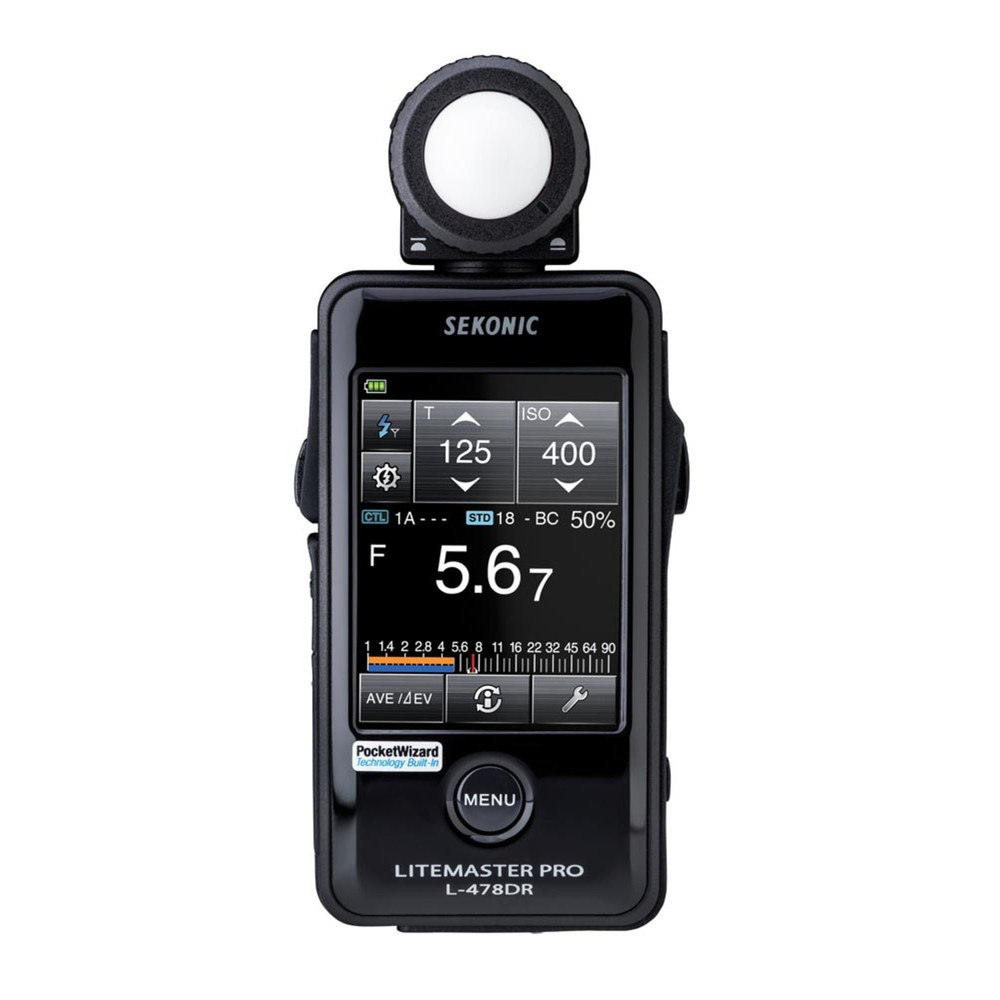 Sekonic L-478DR LiteMaster PRO for PocketWizard System Light Meter ...