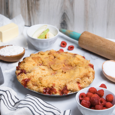 Apple Raspberry Crumb