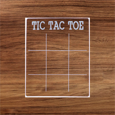 Tic-Tac-Toe Dry Erase Game Board
