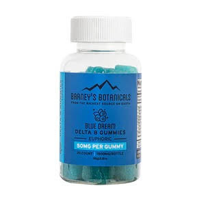 Barneys Botanicals 50mg Delta 8 THC Terpene Gummies | 30ct
