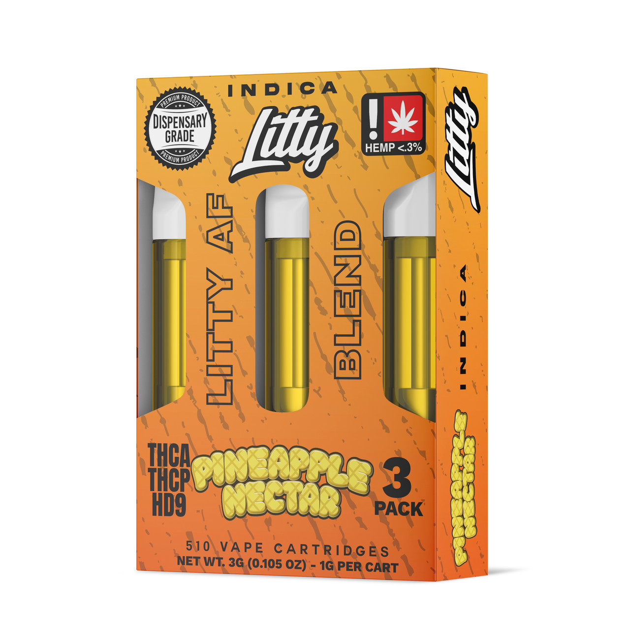 Litty AF THCa 3x1g Carts | 3g