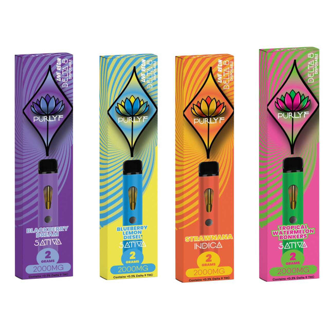 PURLYF Delta 8 THC Disposable Vapes | 2g