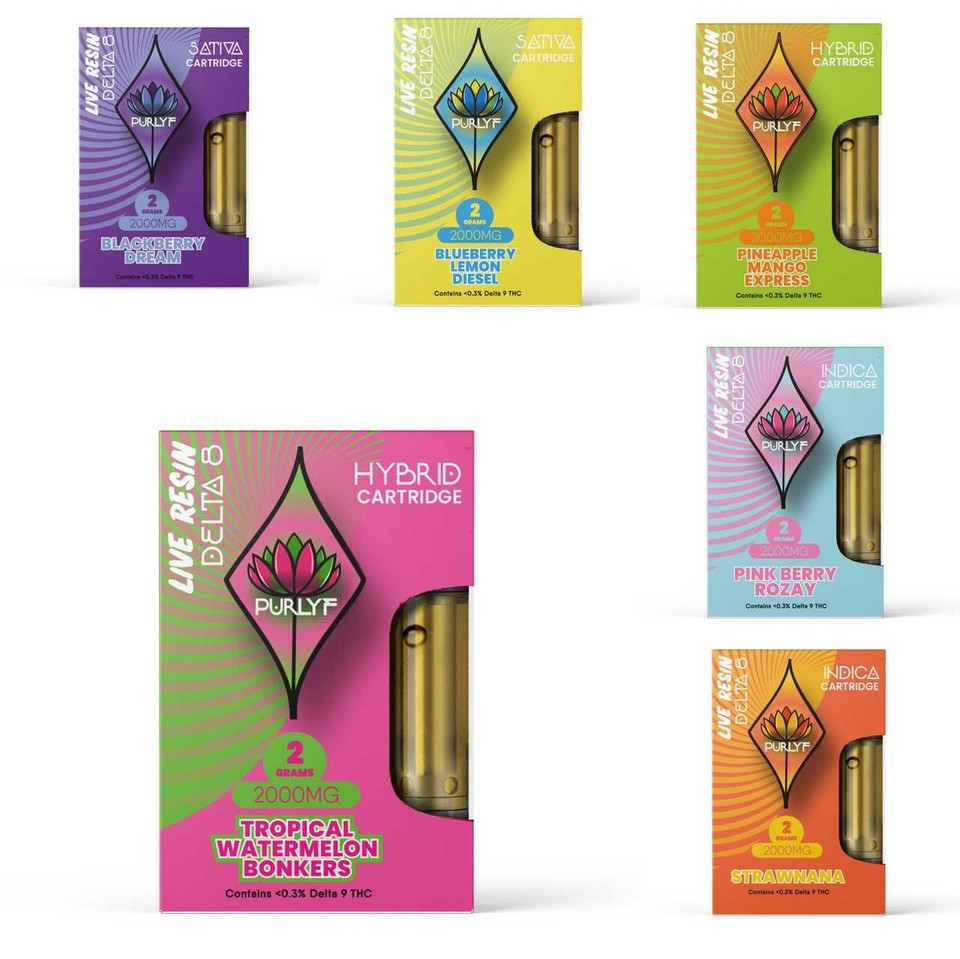 PURLYF Delta 8 THC Carts | 2g