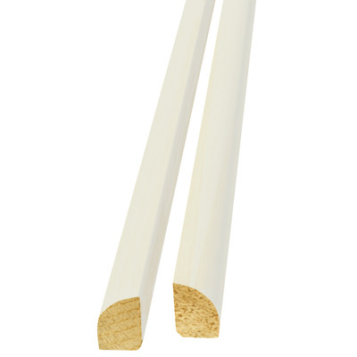 11/16" Primed Pine Base Shoe Moulding WM129 | Home Outlet