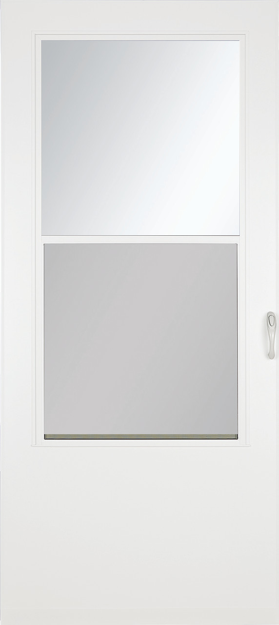 EVI Larson Single-Vent 36" White Storm Door 288SS - Home Outlet