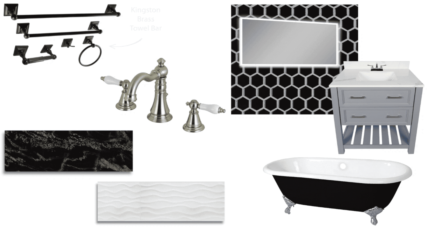 Bathroom Inspiration Board 1