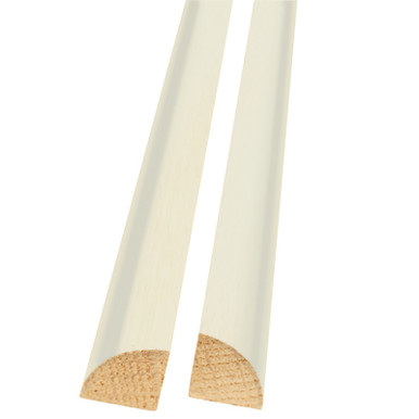 1/2" Primed Pine Quarter Round Moulding WM108 | Home Outlet