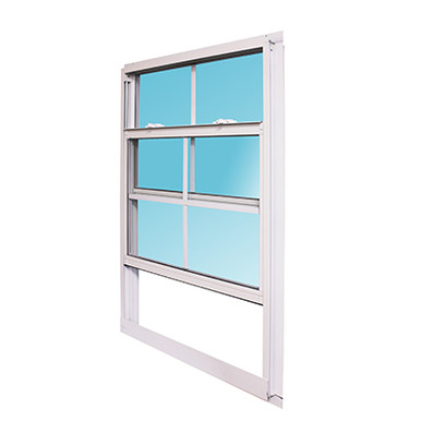 24" x 36" Single-Hung Aluminum Window w/Internal Grids | Home Outlet ...