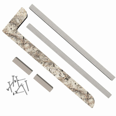 Classic Crystal Granite End Cap Kit for Laminate Countertop - VTI ...