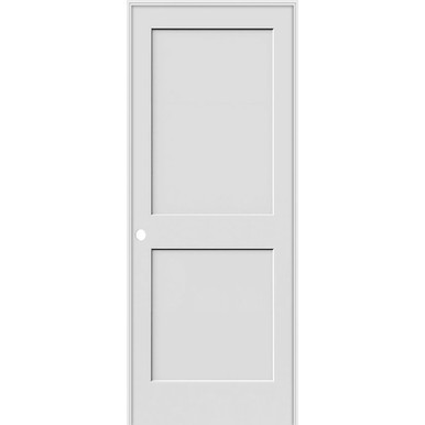 32" x 80" 2-Panel Solid Core Primed Shaker RH Interior Door Unit
