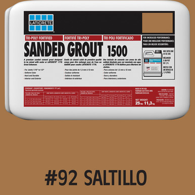Laticrete Sanded Tile Grout Saltillo - 25lb bag | Home Outlet | Home Outlet