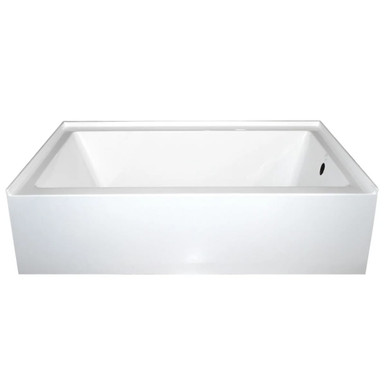 60" x 32" Rectangle Drop-In Skirted Tub - Right Drain