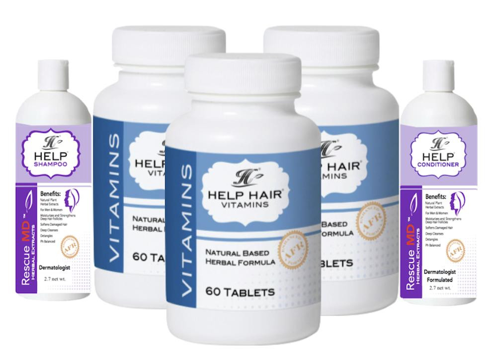 Help Hair Vitamins for Men and Women - Natural Hair Vitamins
