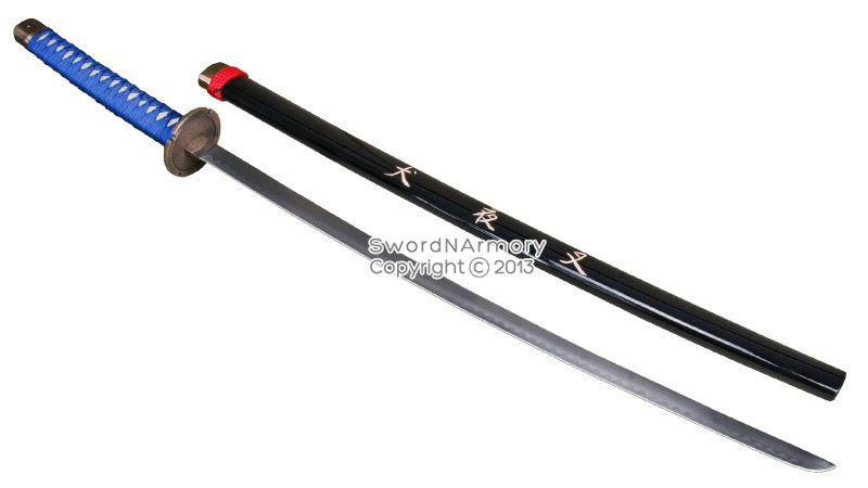 39" Inuyasha Anime Fantasy Katana Sword Cosplay Pro Kanji Engraved on ...