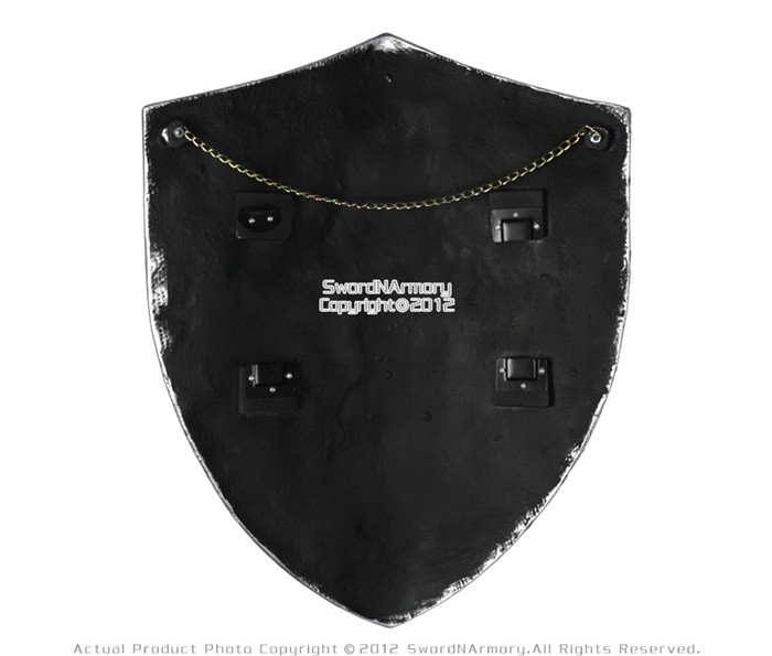 Black Zelda Shield with Grip & Handle