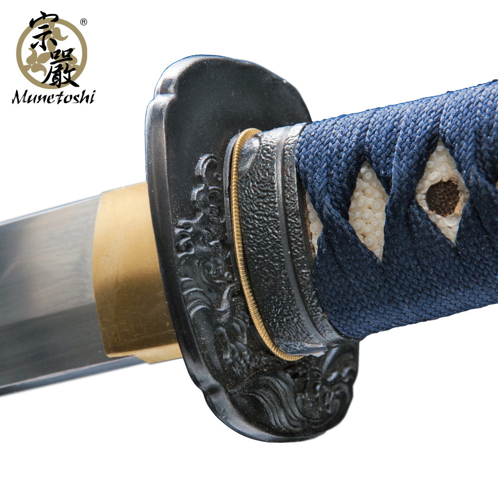 Munetoshi Water Dragon Handmade Differentially Hardened Samurai Sword ...