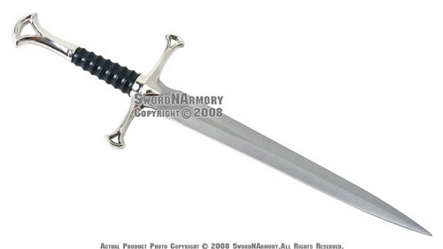 Short Medieval Knight Sword Fantasy Dagger w/ Sheath