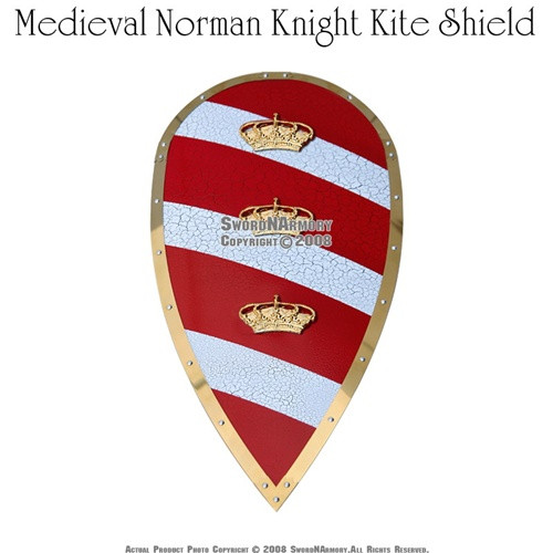 Medieval Norman Knight Kite Shield Saxon King Arthur - Sword N Armory
