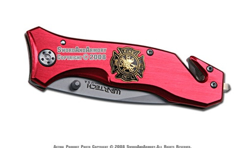 Rescue Fire Fighter EMT Pocket Folding Tactical Knife