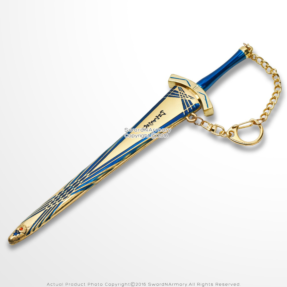8" Anime Dagger Fate Stay Night Mini Sword Lily Excalibur Letter Opener ...