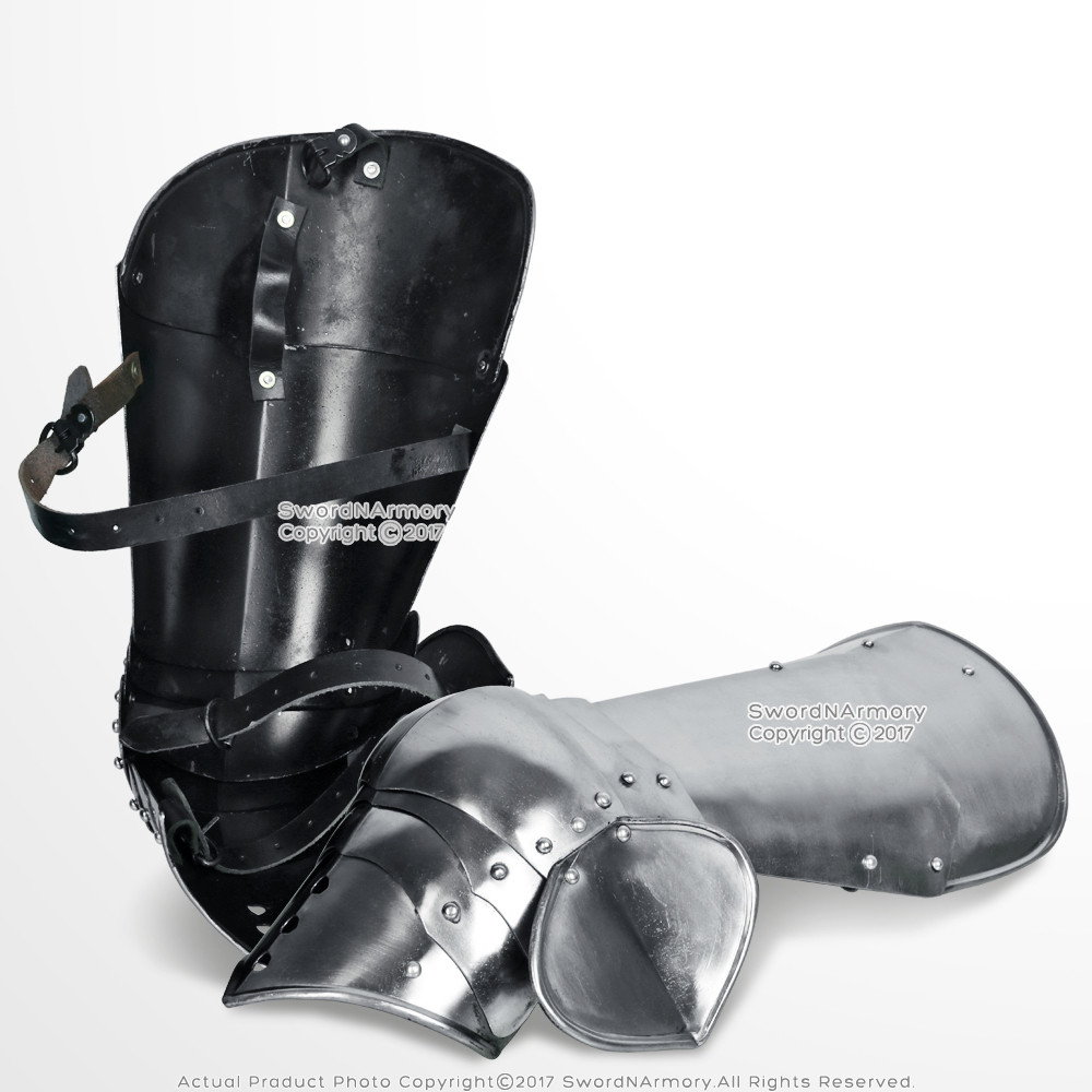 Medieval Steel Plate Leg Armor Pair Set LARP Costume Cosplay ...