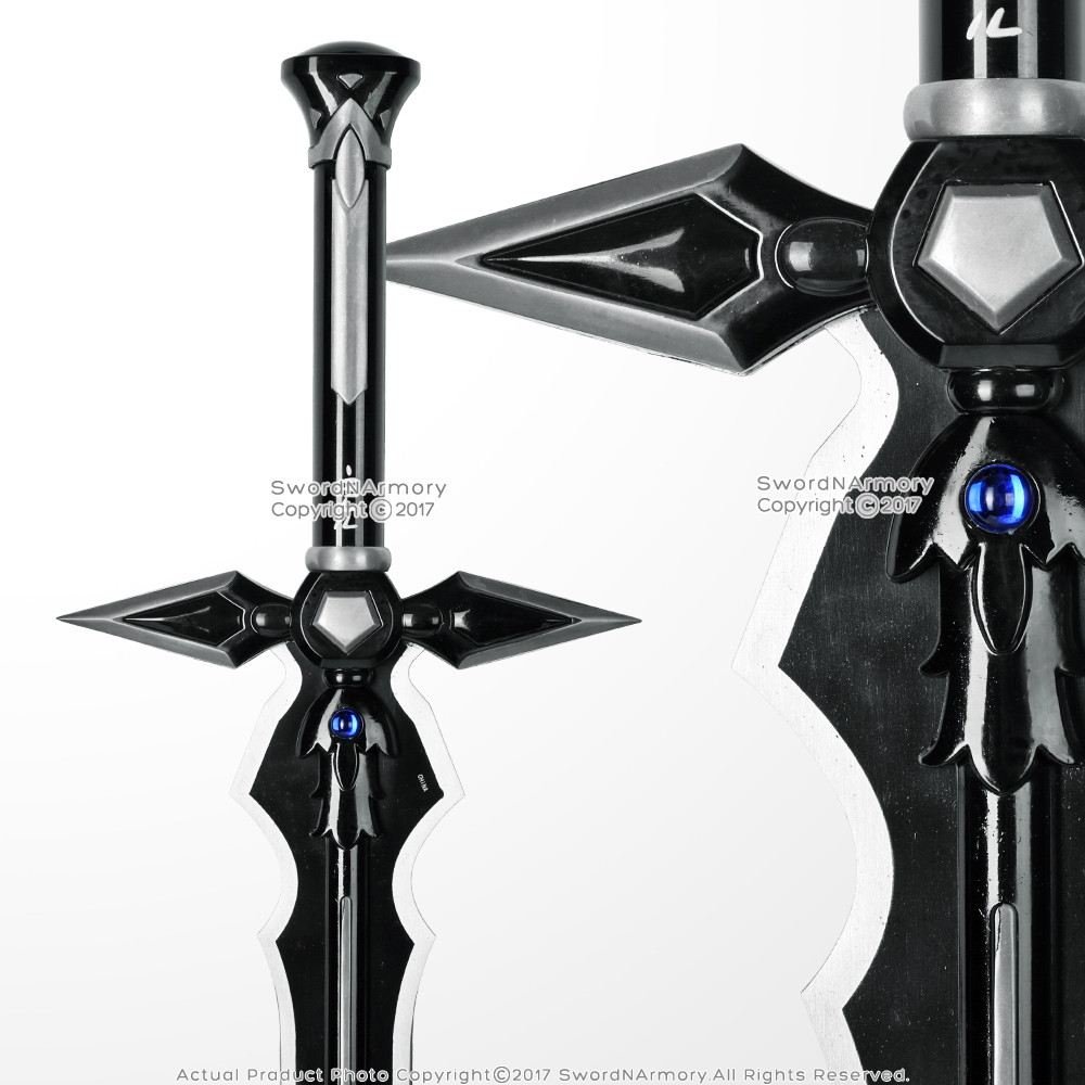 40.5" Cosplay Steel Dark Repulser Fantasy Sword Anime Cosplay With ...