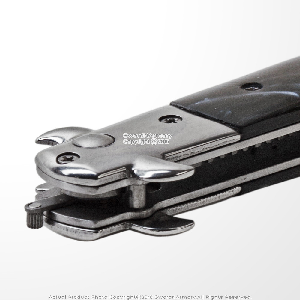 Fantasy Automatic Push Button Folding Comb Switchblade Knife Looking ...