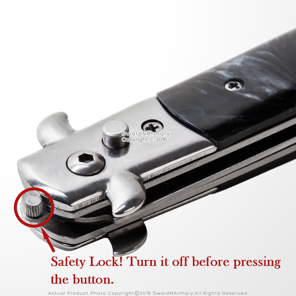 Fantasy Automatic Push Button Folding Comb Switchblade Knife Looking ...